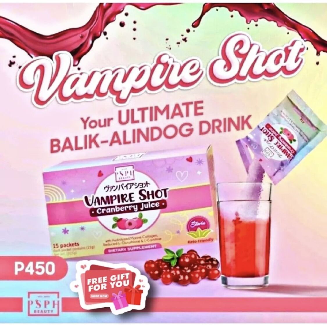 Vampire Shot Cranberry Juice | Lazada PH