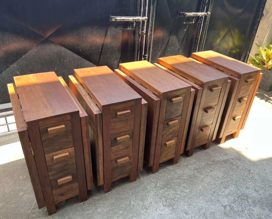 Wooden Spacesaver table with 3 drawers | Lazada PH