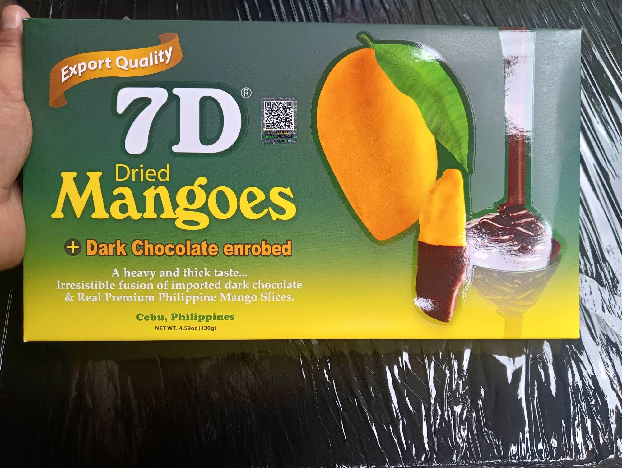 New 7D Dried mango Dark chocolate in a giftbox 130grams per box | Lazada PH