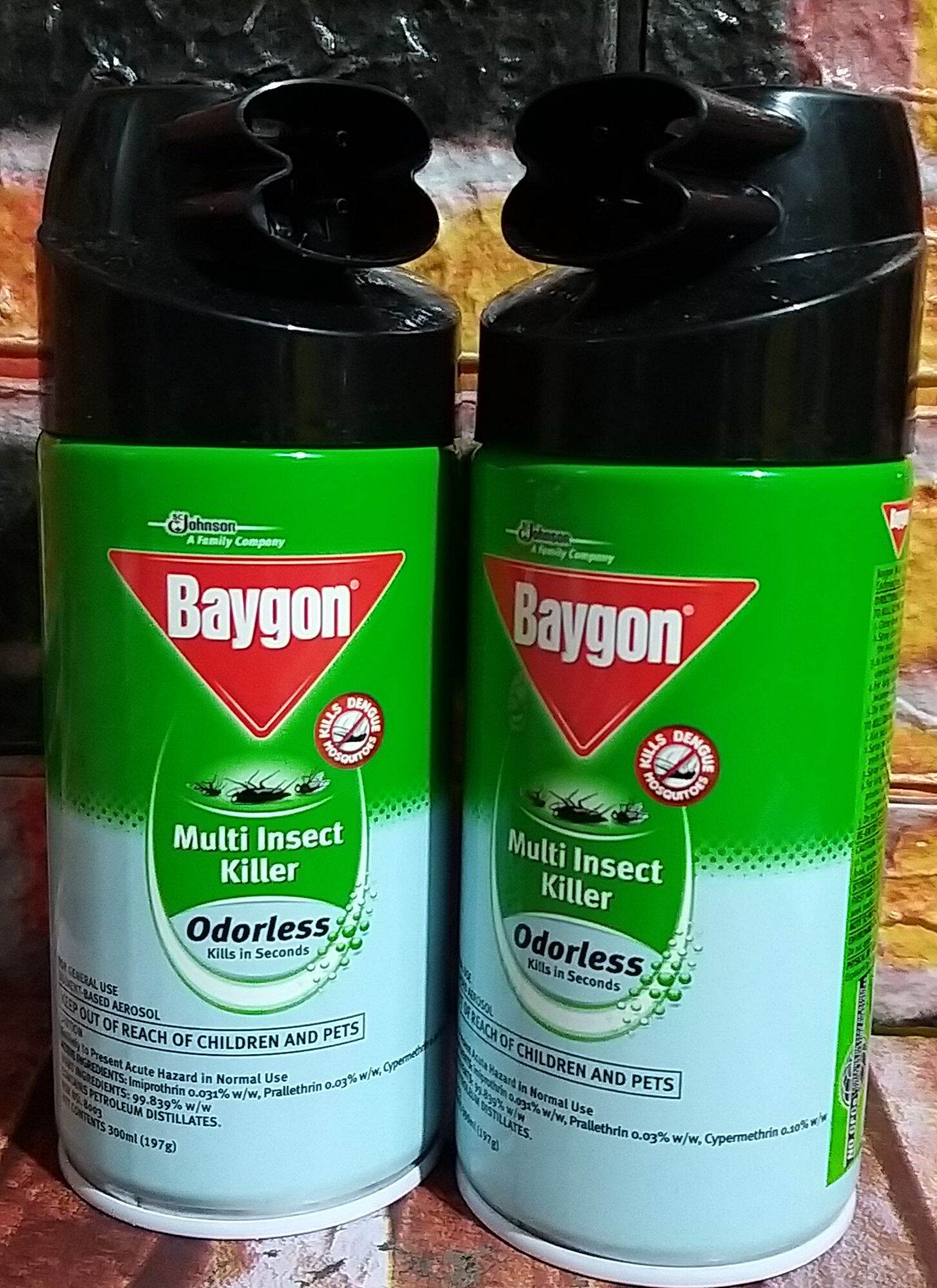 Baygon Multi Insect Killer Odorless Kills in Seconds 500ml | Lazada PH