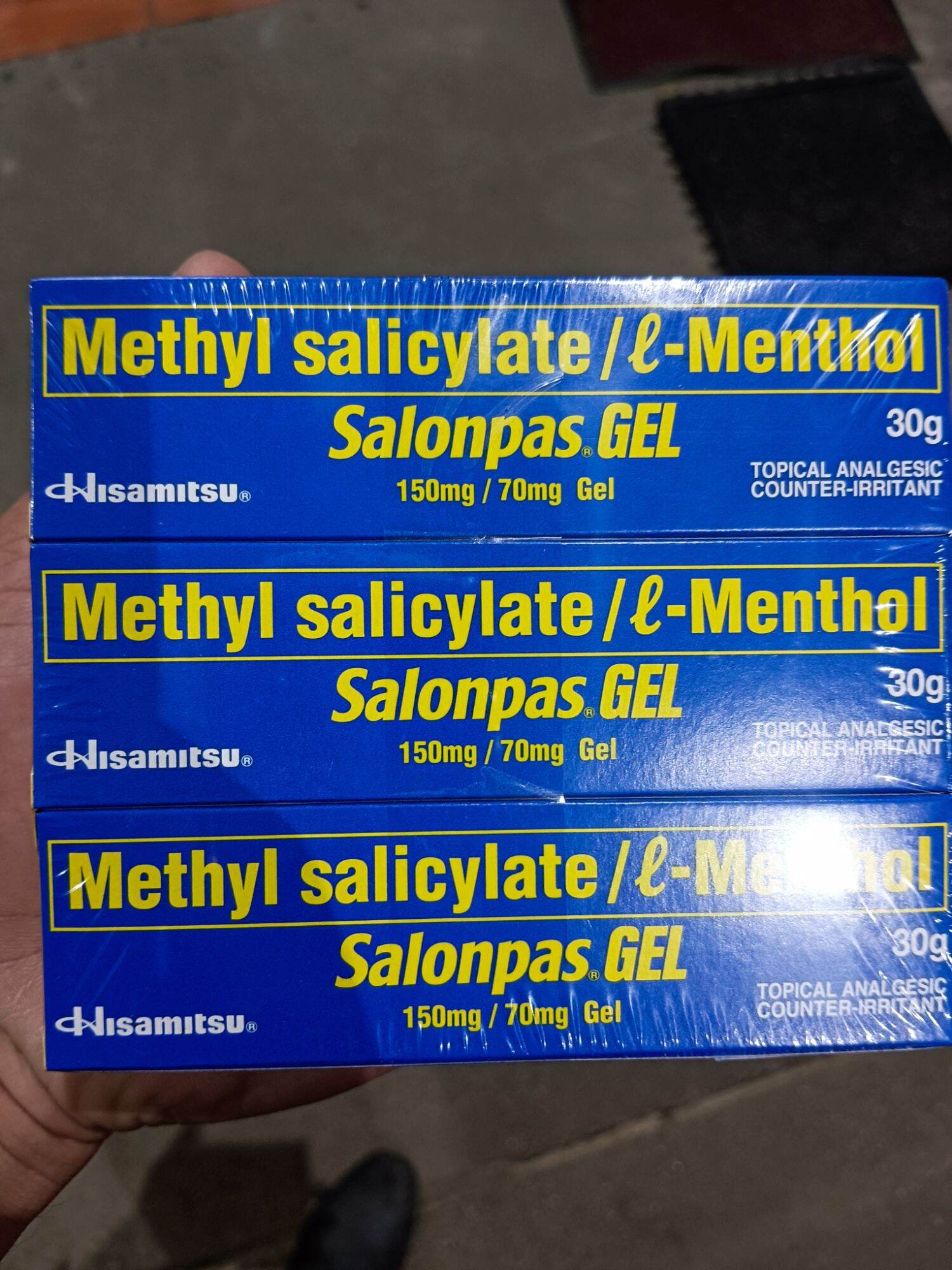 SALONPAS MENTHOL GEL 3/30G. | Lazada PH