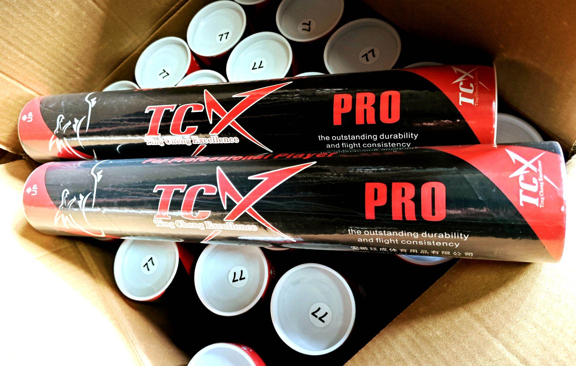 TCX PRO Goose Feather Shuttlecock Top grade goose feather shuttlecock ...