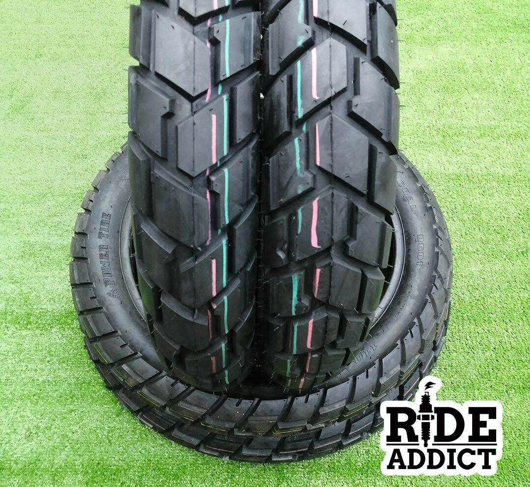Leo Raptor Tire 110/90-17 | 4.10-18 DUAL SPORT TUBETYPE TIRE FOR CAFE ...