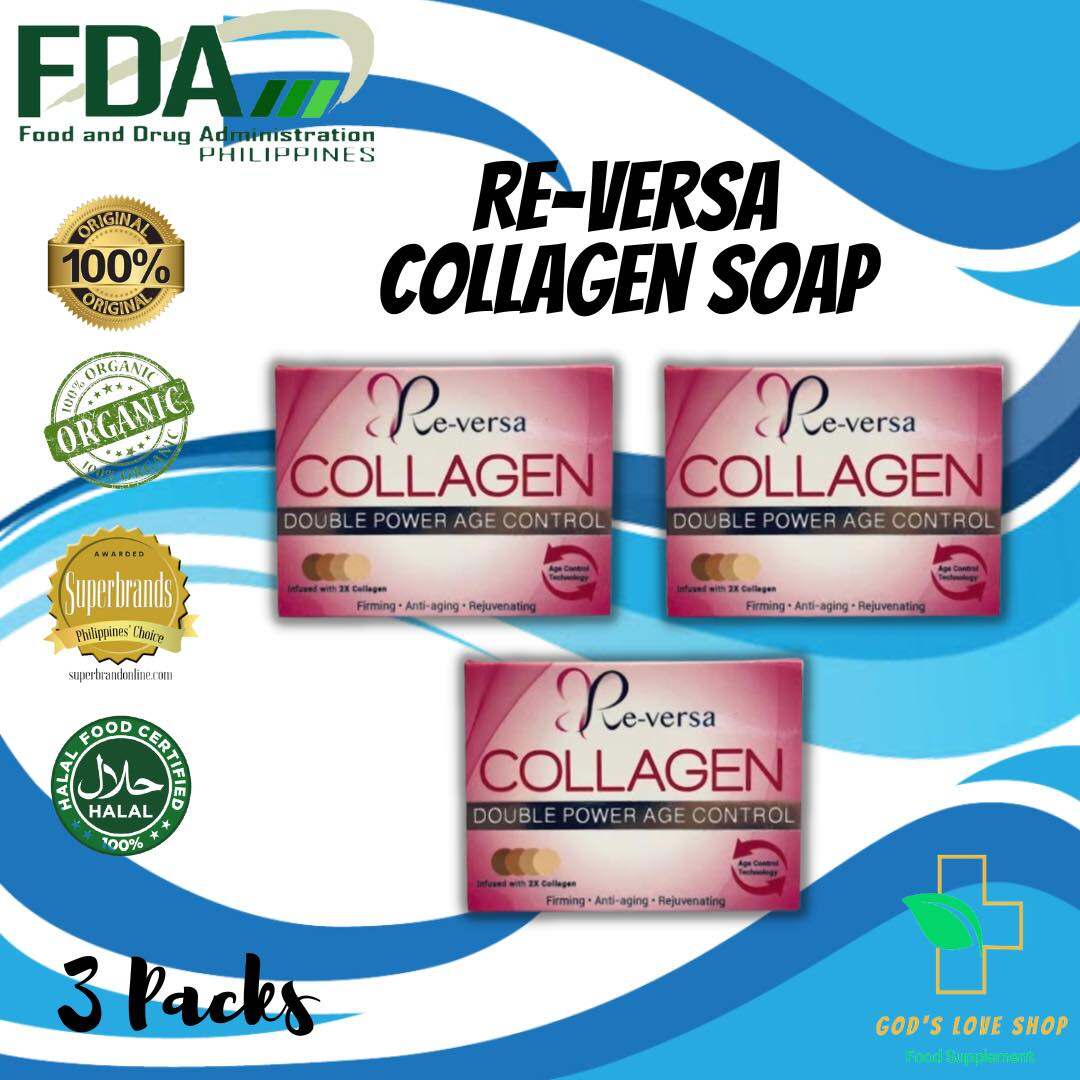 3 BOXES REVERSA COLLAGEN DOUBLE POWER AGE CONTROL SOAP ORIGINAL | Lazada PH