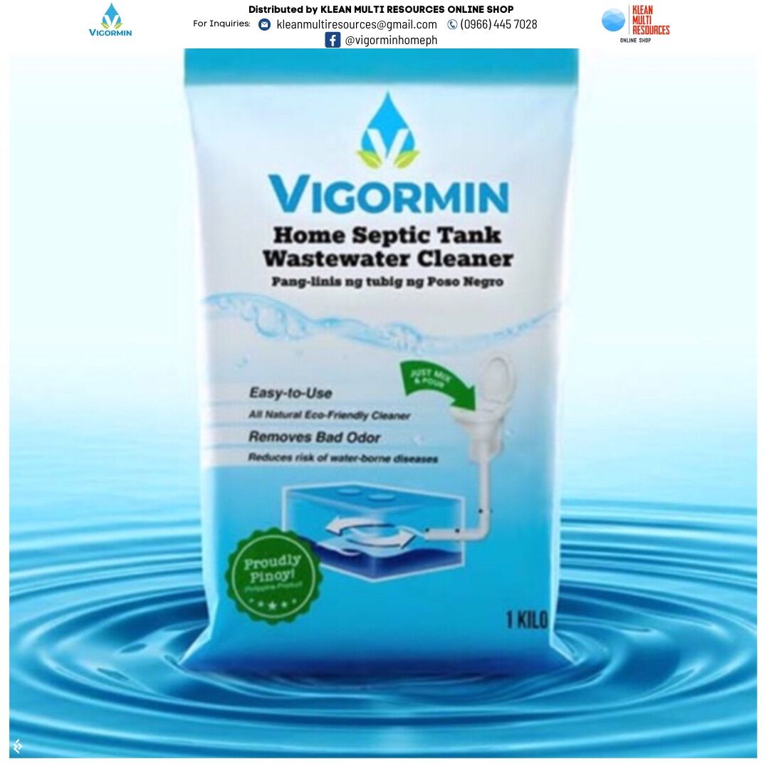 Vigormin (V1) Home Septic Tank Wastewater Cleaner 1kilo | Lazada PH