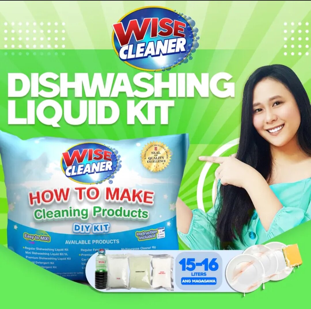 WISE CLEANER DIY DISHWASHING LIQUID KIT 15-16L | Lazada PH