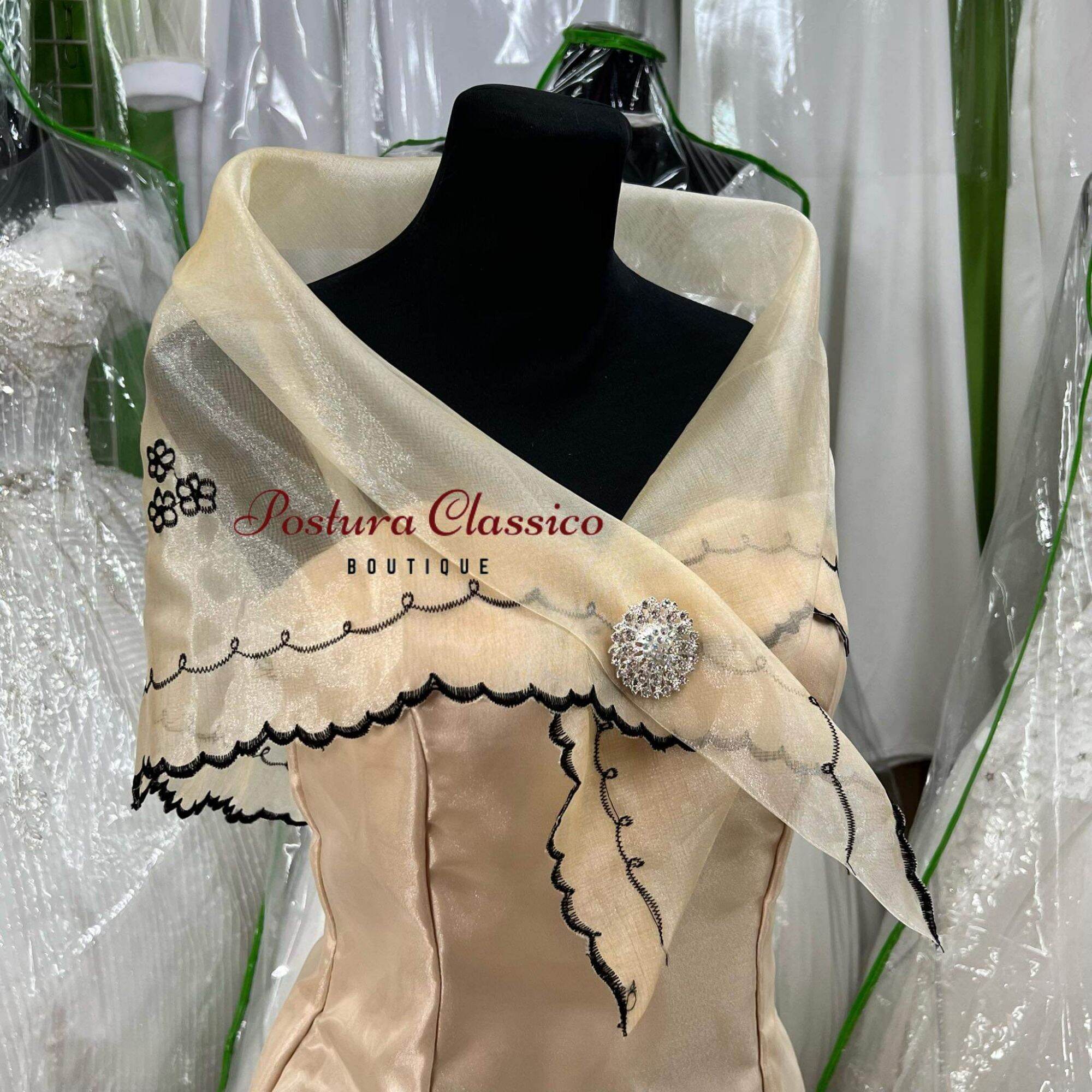 Alampay Filipiniana Shawl Embroidery ONLY | Lazada PH