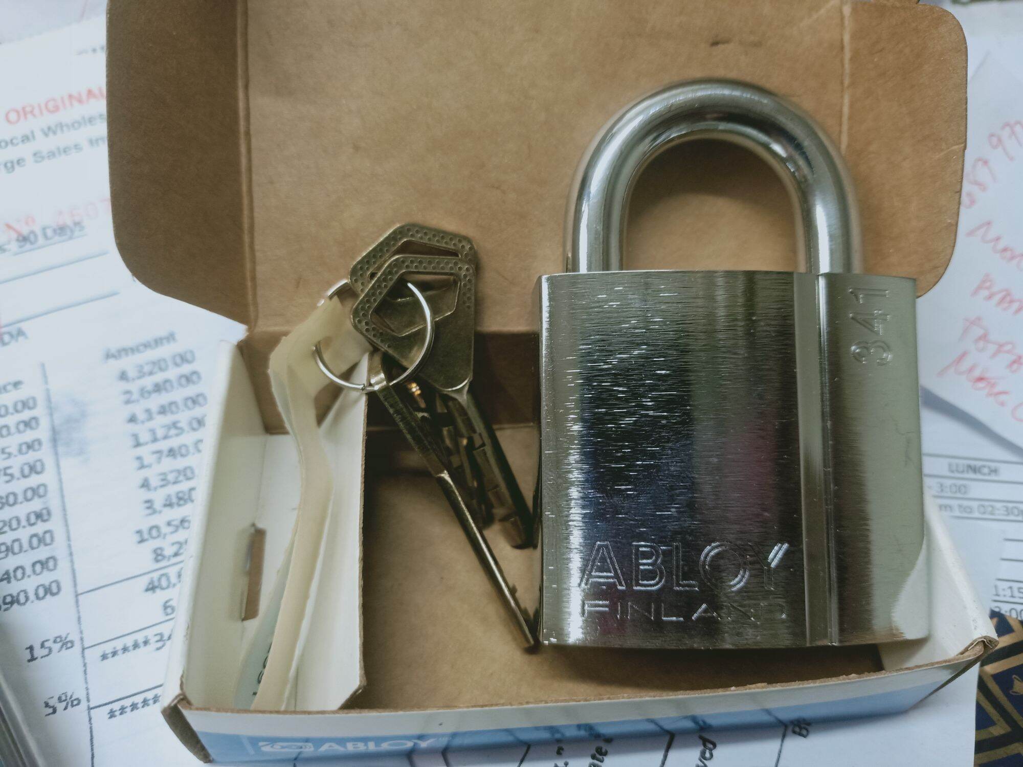 ORIGINAL ABLOY PADLOCK ABLOY 341.25 , 341.50 TOUGH PADLOCK WITH CHROME ...