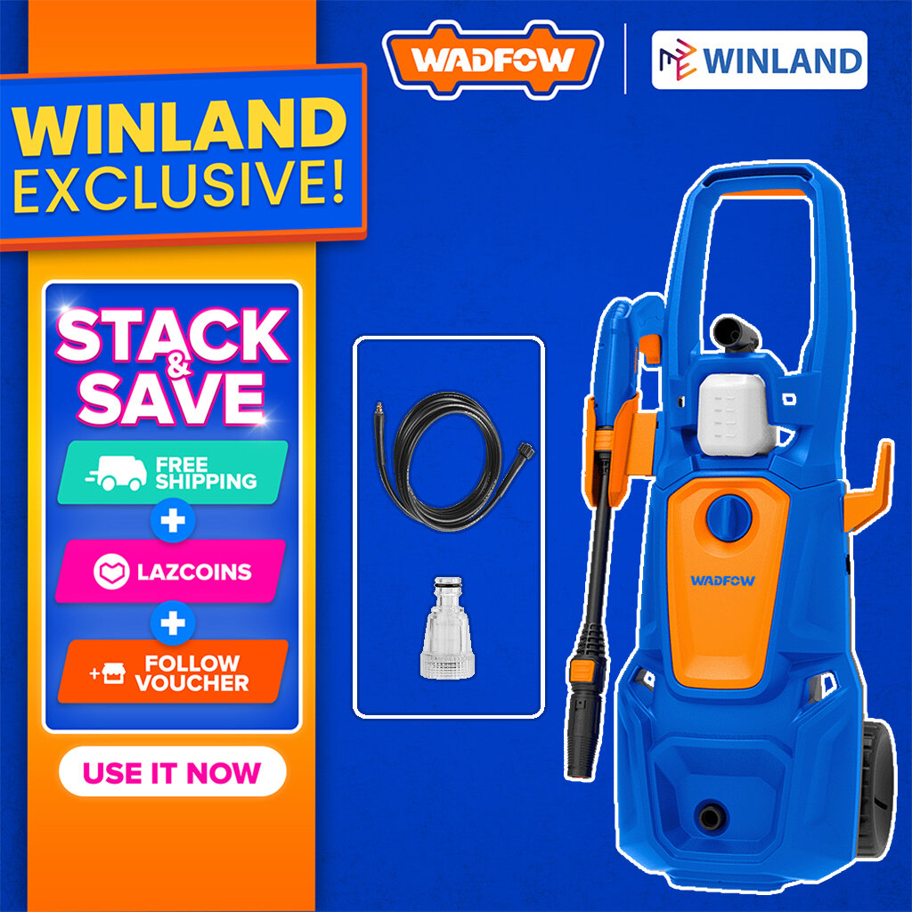 Wadfow by Winland Heavy duty High Pressure Washer 1800watts WHP3A18 WAD ...