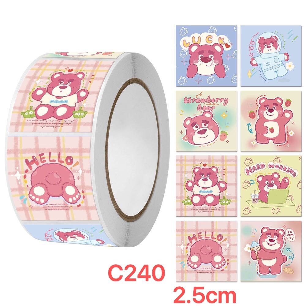 500pcs Sanrio Cartoon Sticker DIY Tape Kuromi Pacha Dog Ania Anime ...