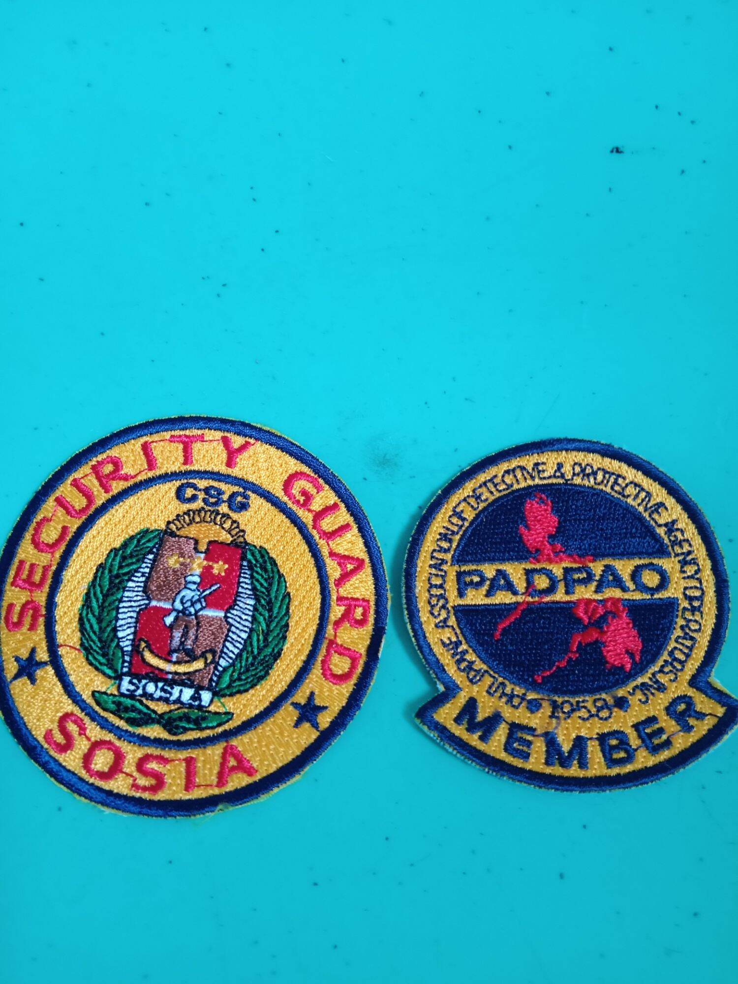Socia And Padpao Patches For Security Guard Uniform | Lazada PH
