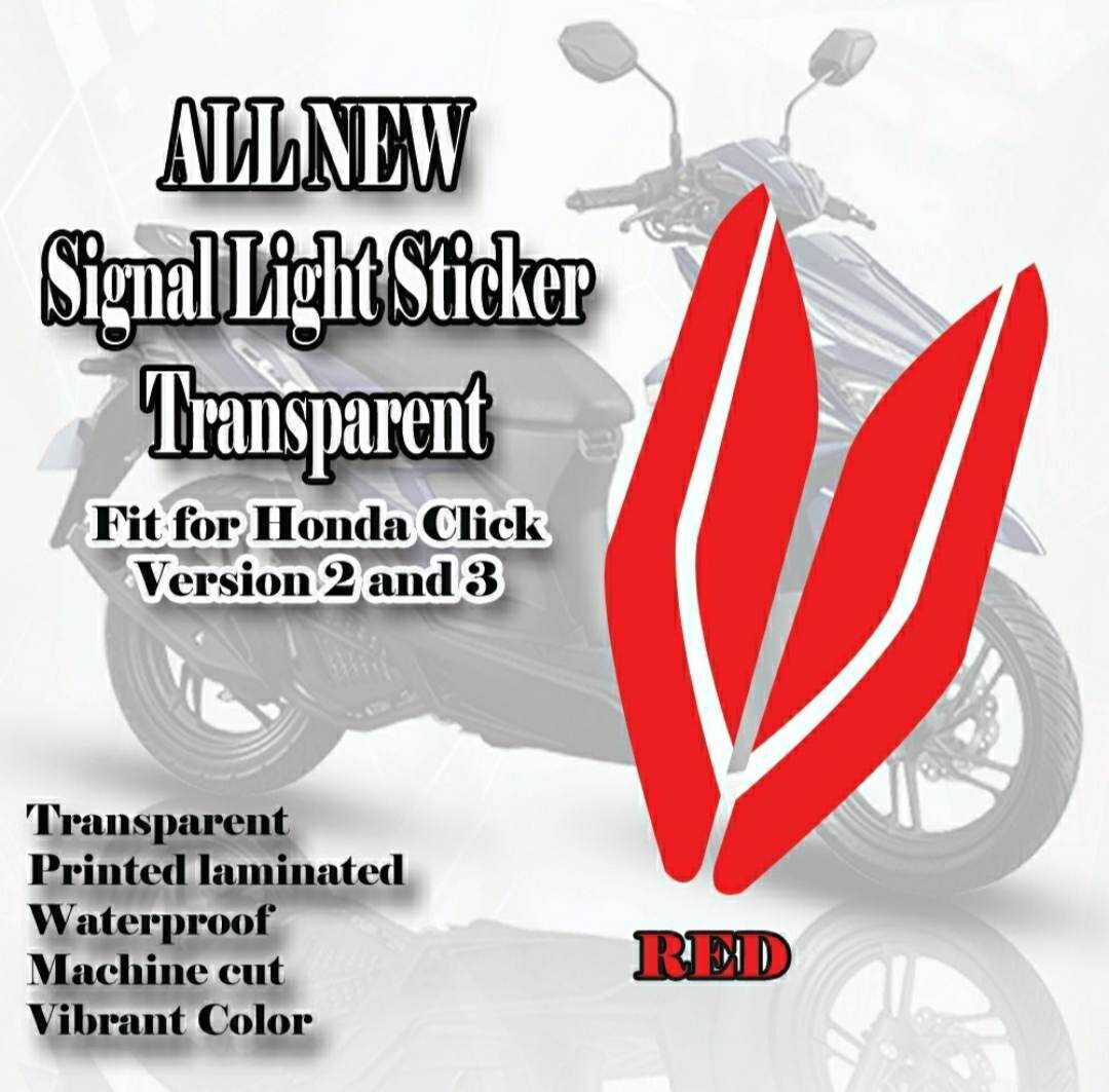 HONDA CLICK V2 V3 SIGNAL LIGHT/HONDA CLICK STICKERS | Lazada PH