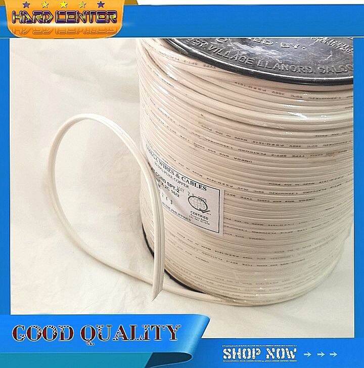 1 Roll Flat Cord Wires Cables Withe and Black 16#, 18#, 22# per / Roll ...