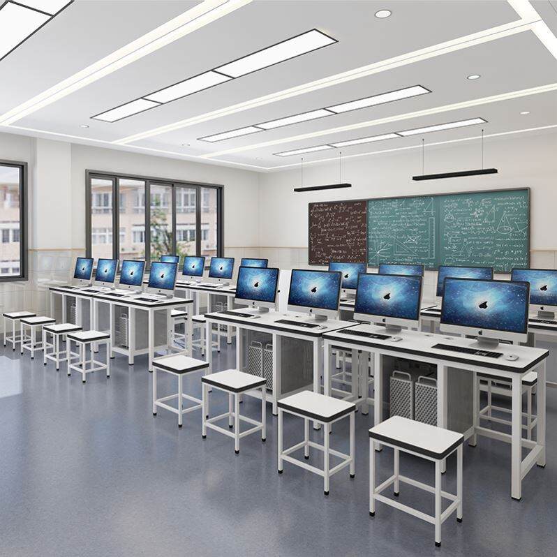 School Computer Room Computer Desk Desktop Training Classroom Computer ...