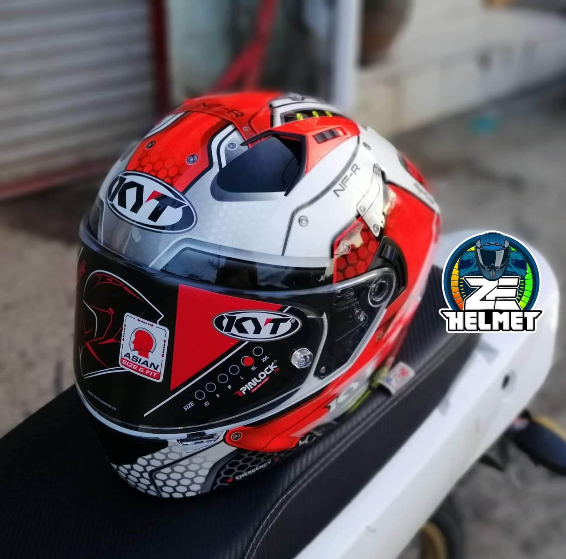 KYT NF-R FULL FACE DUAL VISOR (FREE MOTUL OIL, TIRE SEALANT, BONET) | Lazada PH