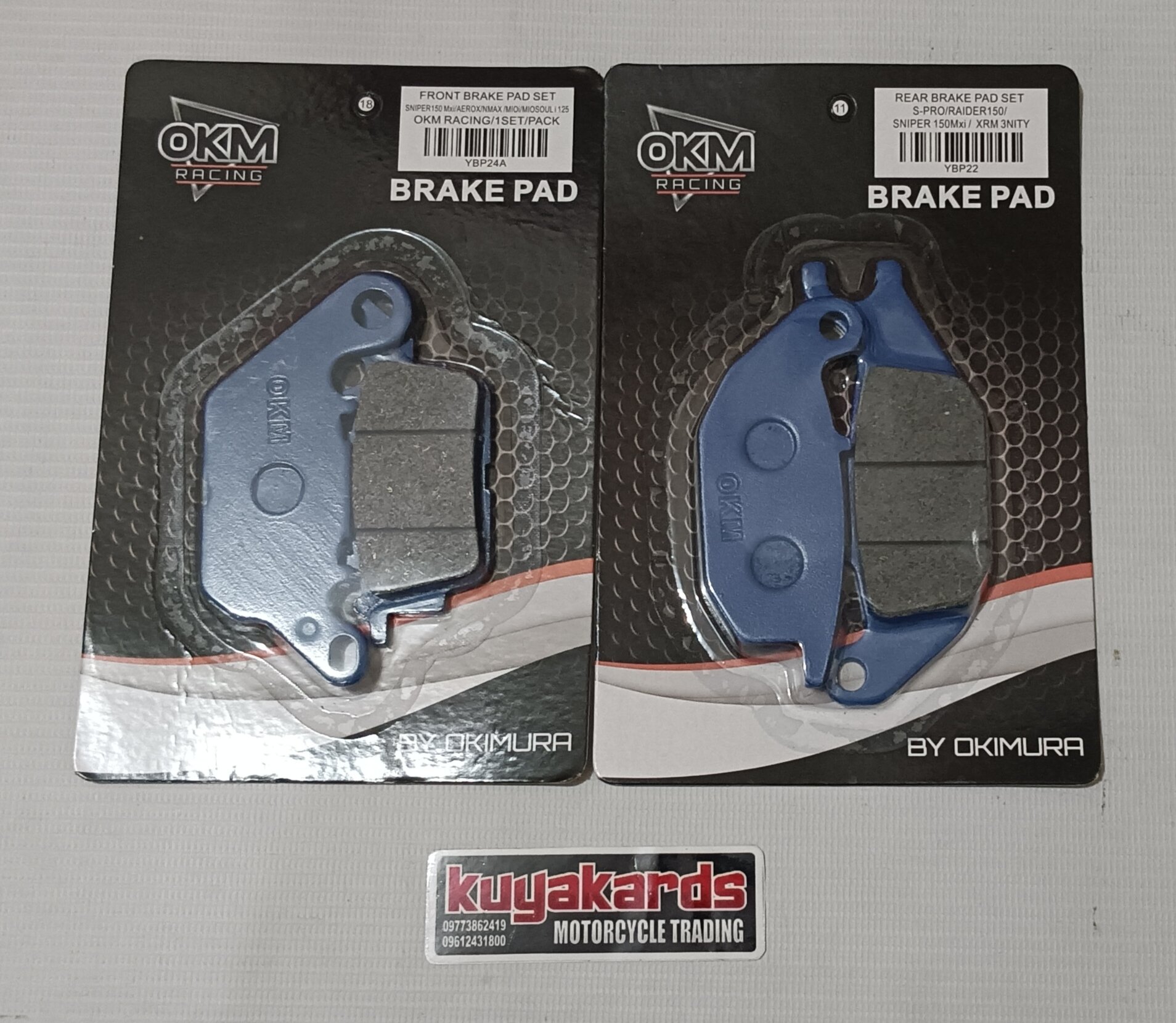 OKM RACING BRAKE PAD SET (FRONT & REAR) NMAX V1 V2 | Lazada PH