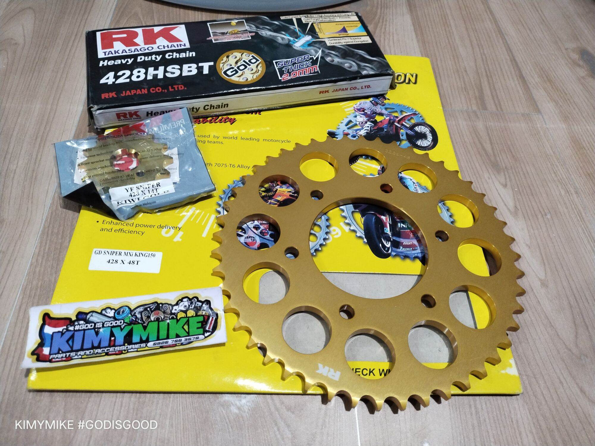 Rk sprocket chain set sniper 155 / sniper 150 | Lazada PH