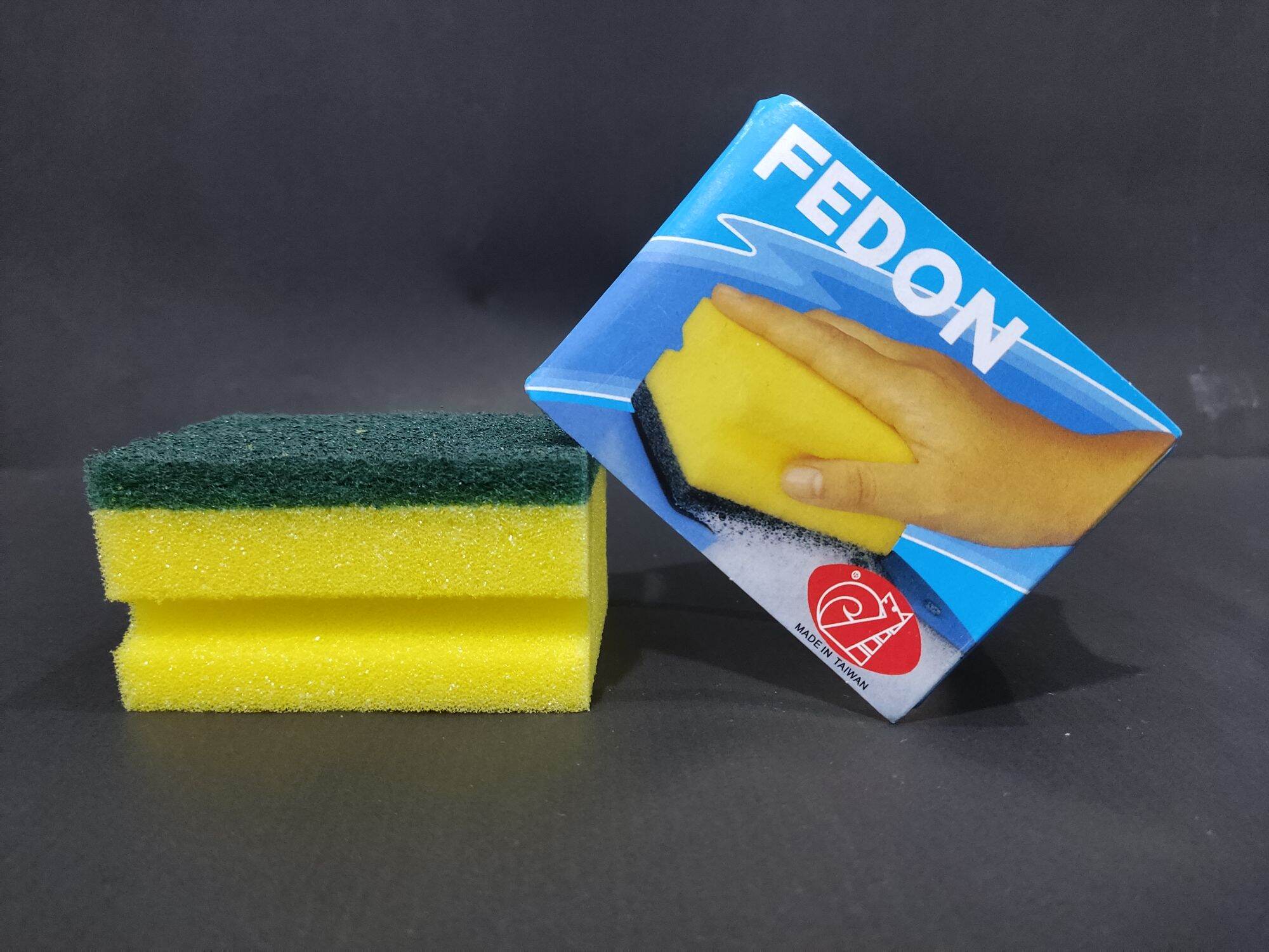 Sponge with Scrubbing Pad Fedon | Lazada PH