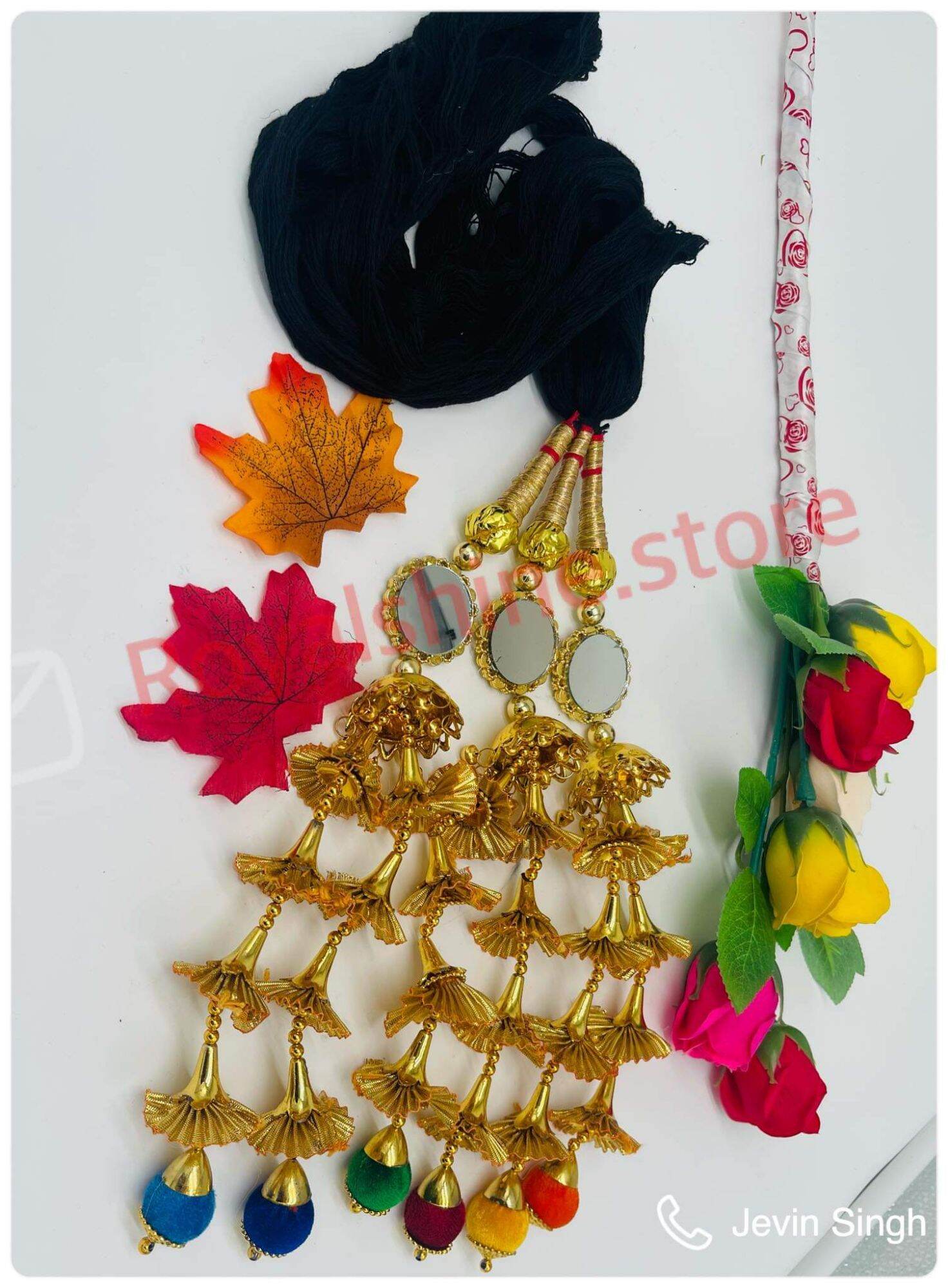 latest Indian Punjabi Gold Paranda 😍 | Lazada PH