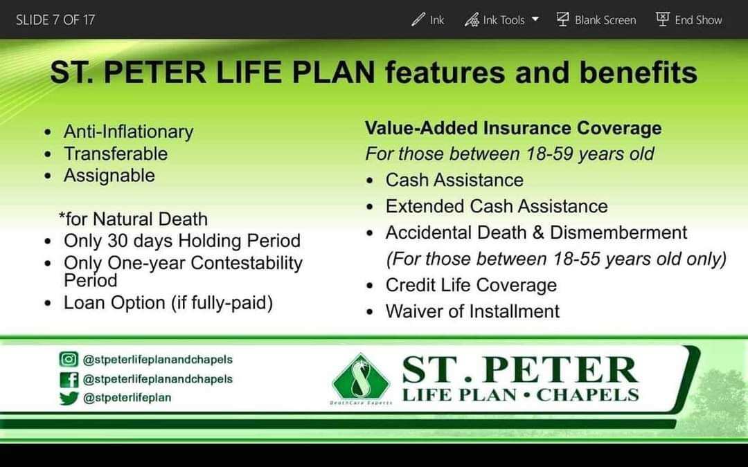 [ST. BERNADETTE] ST. PETER LIFE PLAN NATIONWIDE COVERAGE | Lazada PH