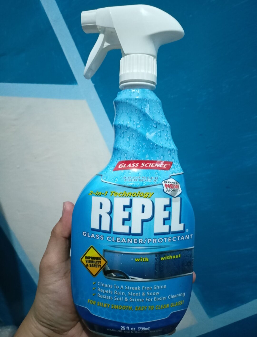 Glass Science Repel Glass Cleaner/Protectant 2in1 Technology 769grams ...
