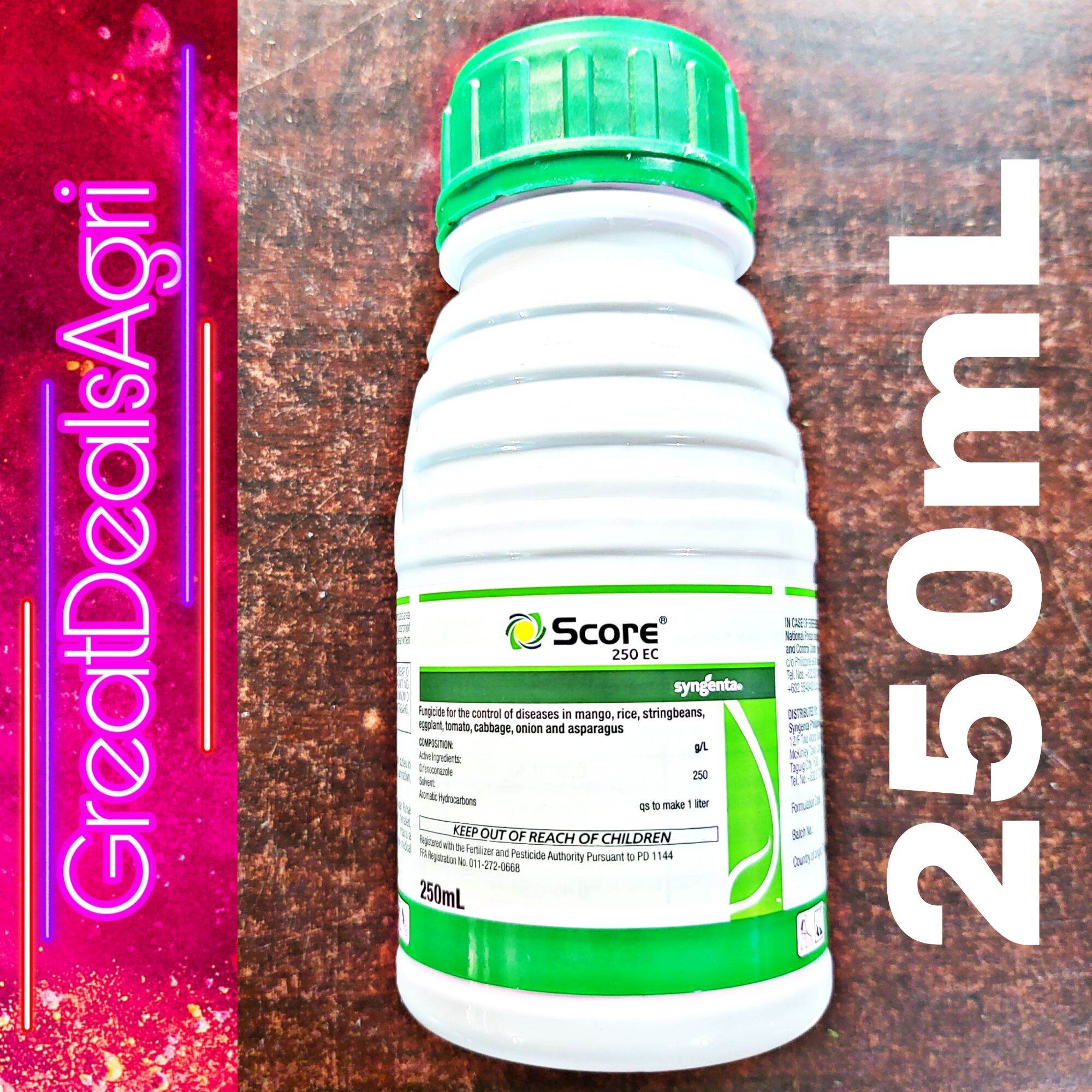 SCORE 250 EC DIFENOCONAZOLE SYSTEMIC FUNGICIDE (250mL) BY SYNGENTA ...