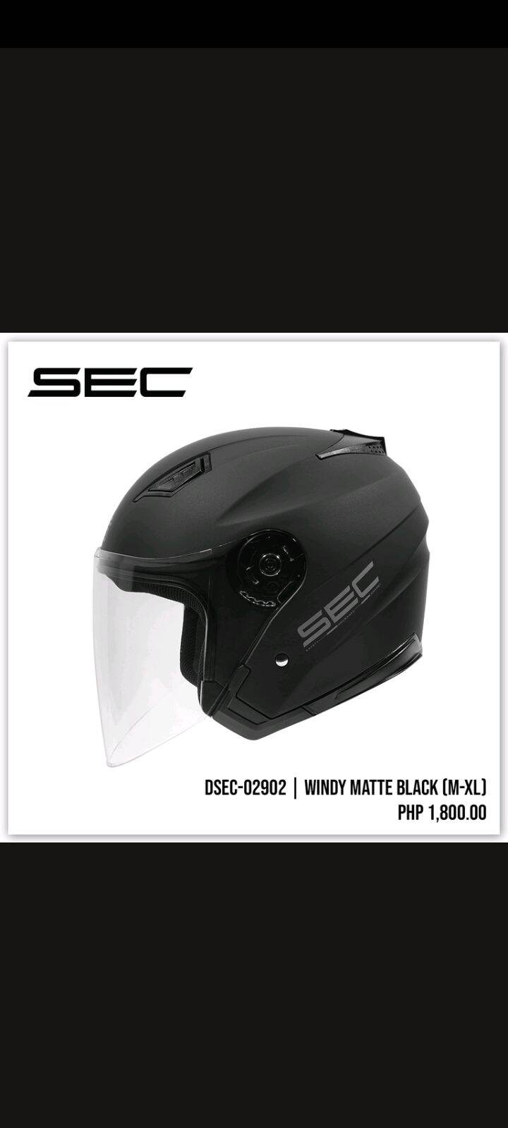 Sec windy single visor or aldebaran dual visor halfface helmet | Lazada PH