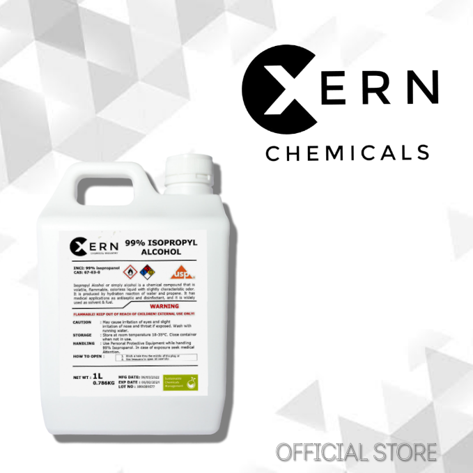 99% Pure Isopropyl Alcohol / IPA / Industrial Solvent 1L | Lazada PH