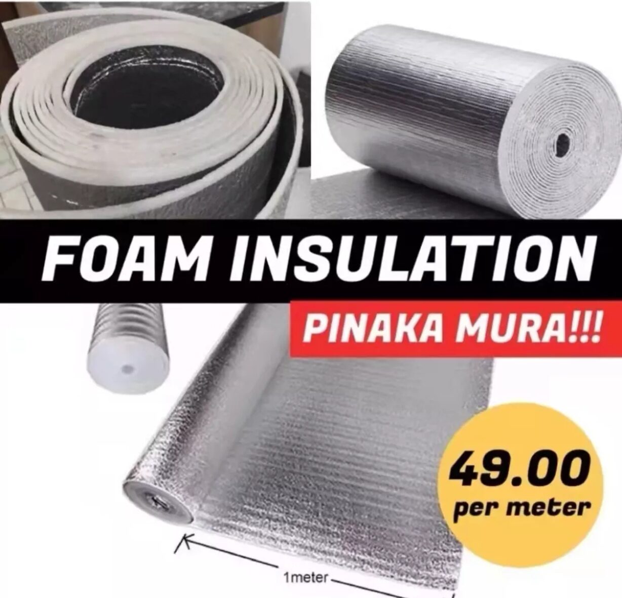 FOAM INSULATION ROOF AND WINDOE 5MM 10MM SINGLE 5MM 10MM DOBLE PER FOAM INSULATION ROOF AND WINDOE 5MM 10MM SINGLE 5MM 10MM DOBLE PER
