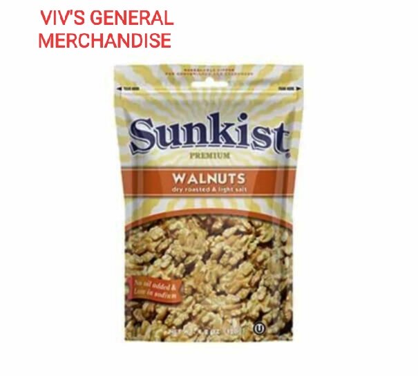 Sunkist Premium Walnuts Dry Roasted and Light Salt ( 120 g ) | Lazada PH