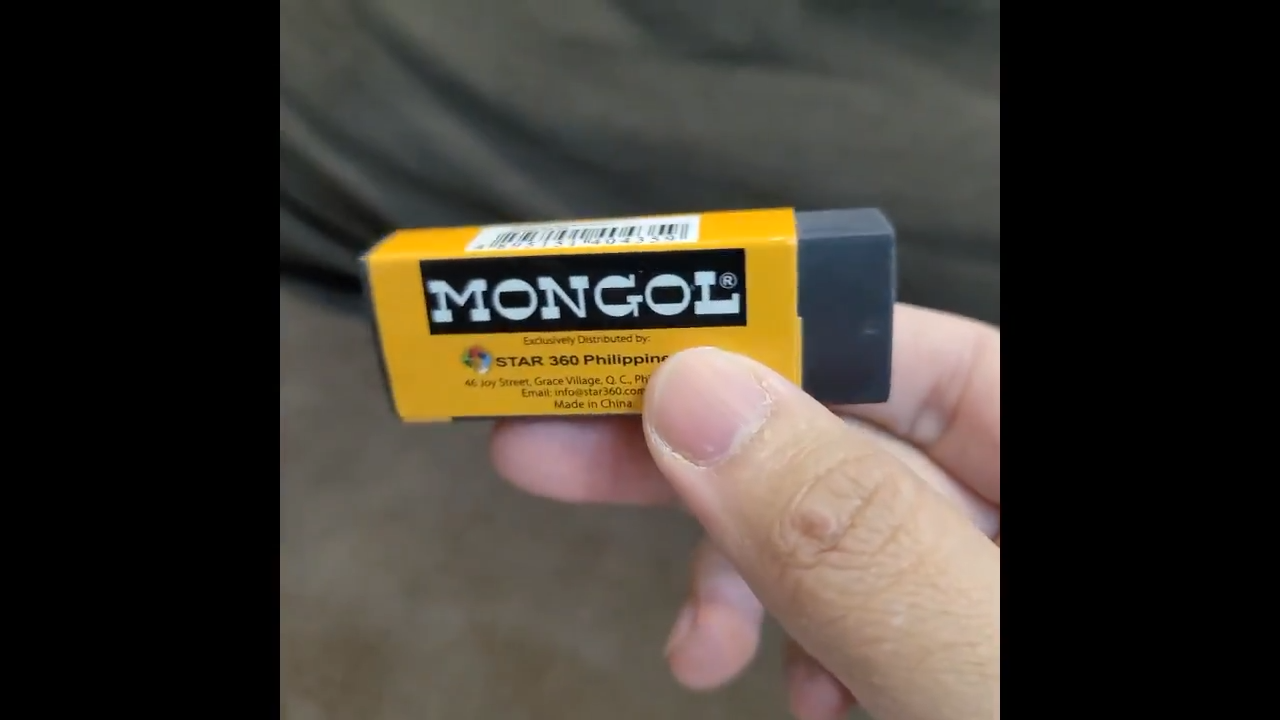 Mongol Eraser Premium Exam Standard - Size: Big No. 20 Black or White ...