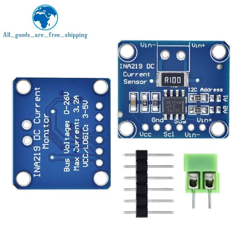 TZT INA219 I2C Zero Drift Bi-directional Current Power Supply Sensor ...