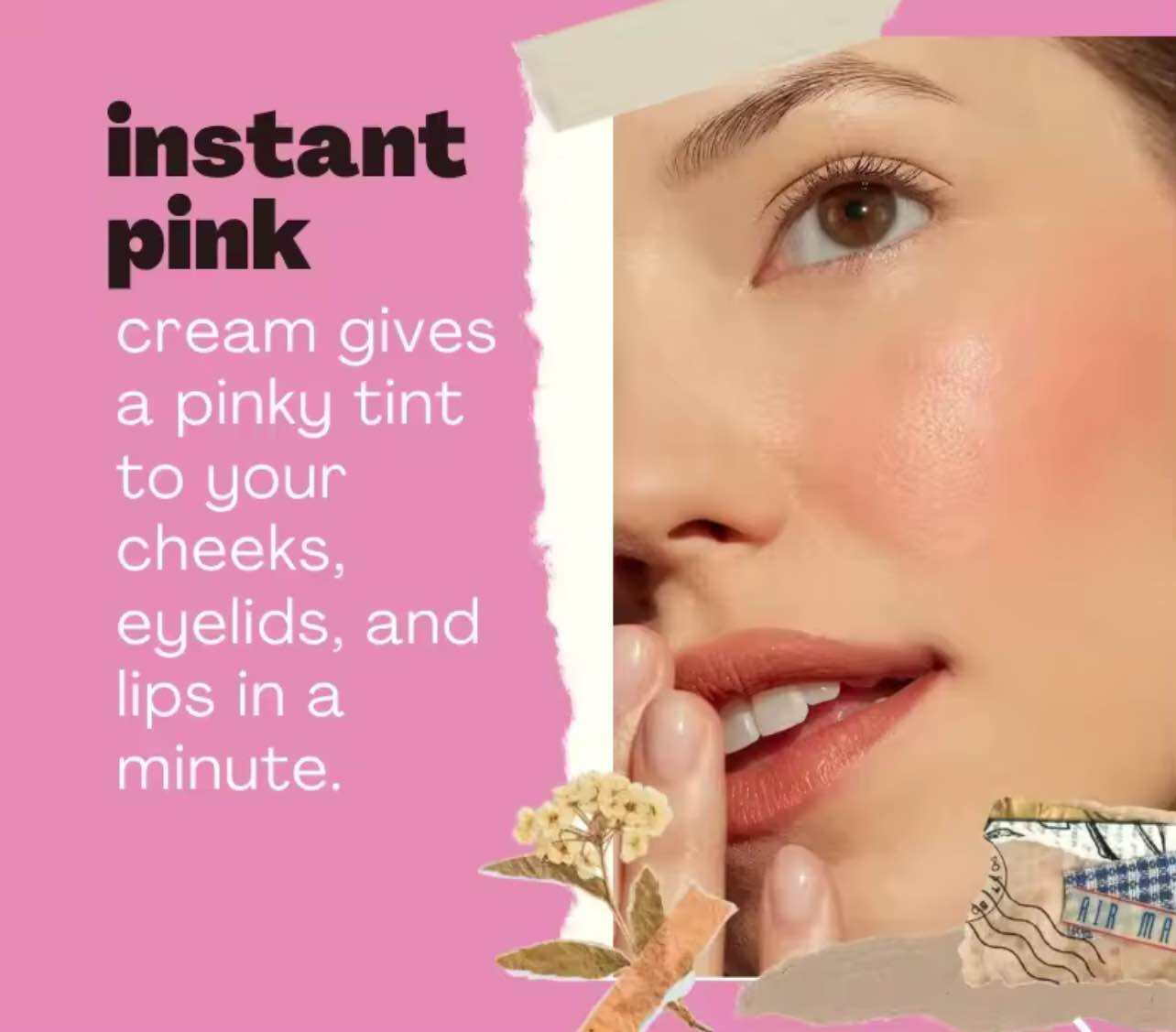 𝐔𝐏𝐆𝐑𝐀𝐃𝐄𝐃 𝐅𝐎𝐑𝐌𝐔𝐋𝐀 INSTA PINK BLUSH CREAM 15grams INSTAPINK PERFECT PEACH ...