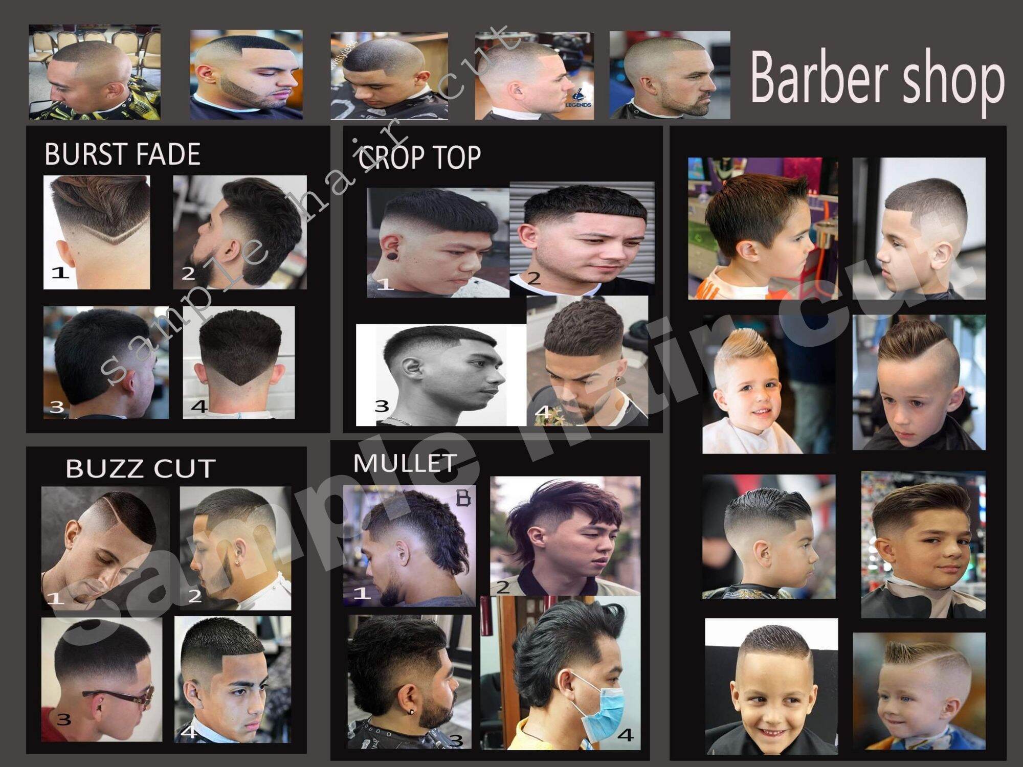 barber sample haircut | Lazada PH