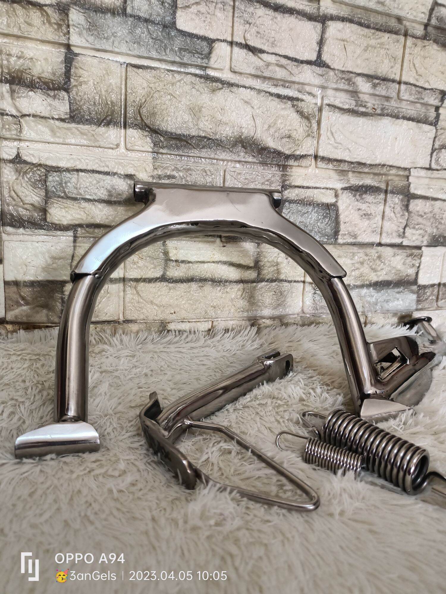 YAMAHA NMAX V2 STAINLESS SIDE&CENTER STAND W.SPRING | Lazada PH