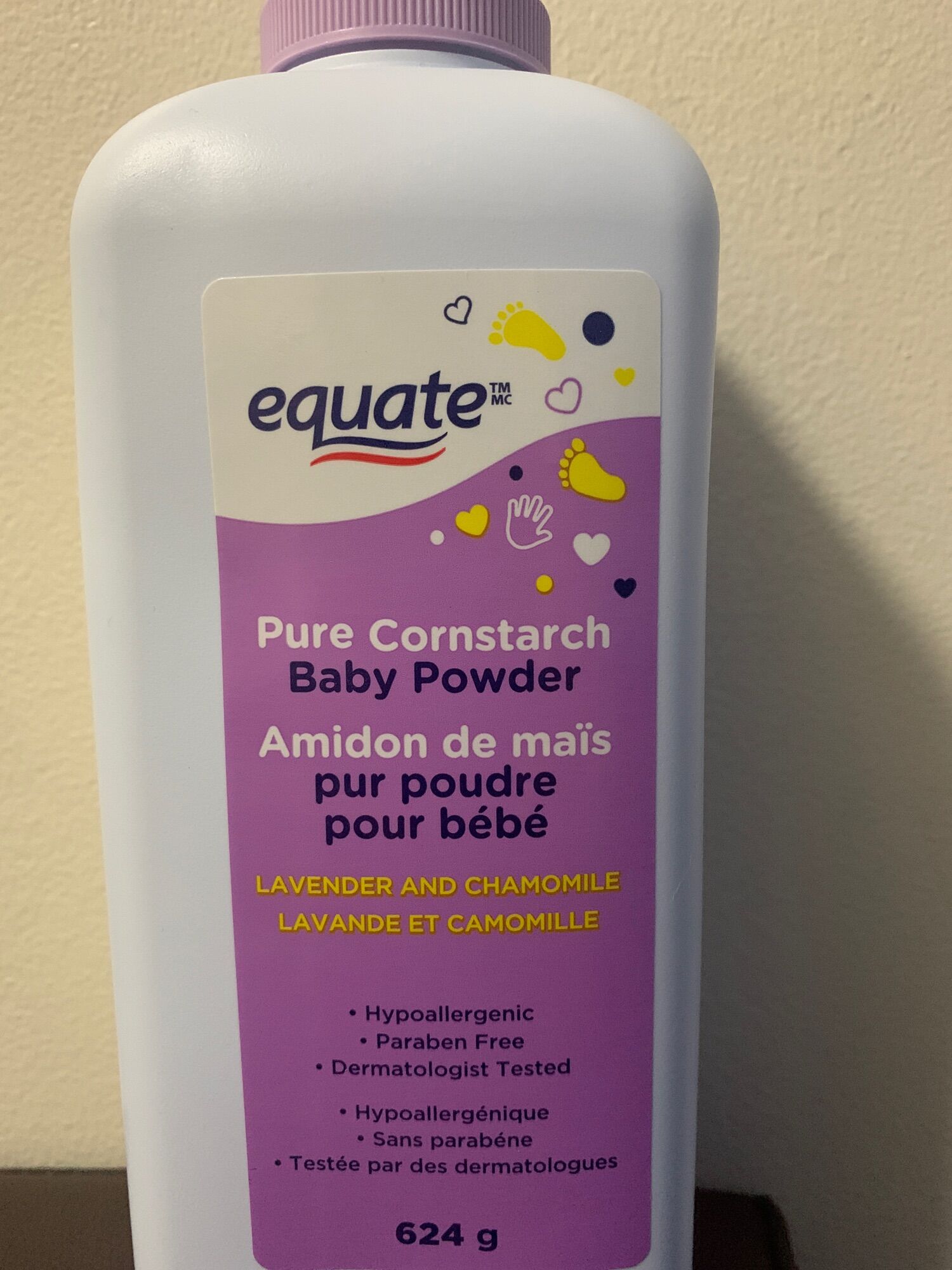 Pure Cornstarch Baby Powder Lavander and Chamomile 624 g hypoallergenic ...