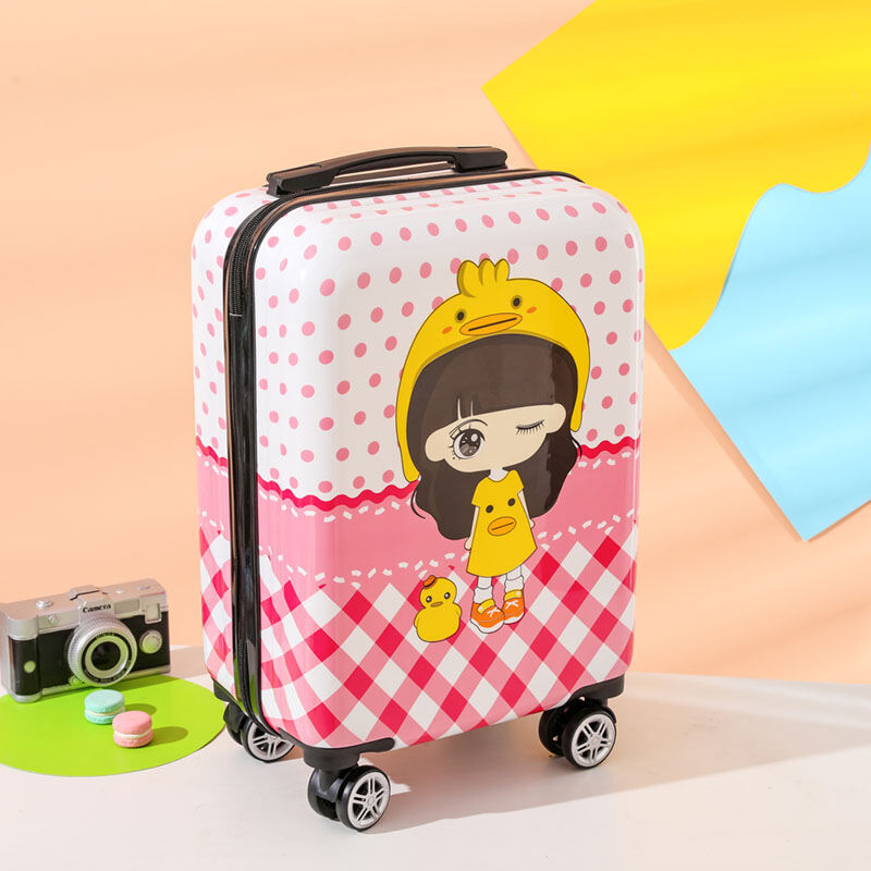 Children Suitcase Male and Female Students New Draw-Bar Luggage Small ...