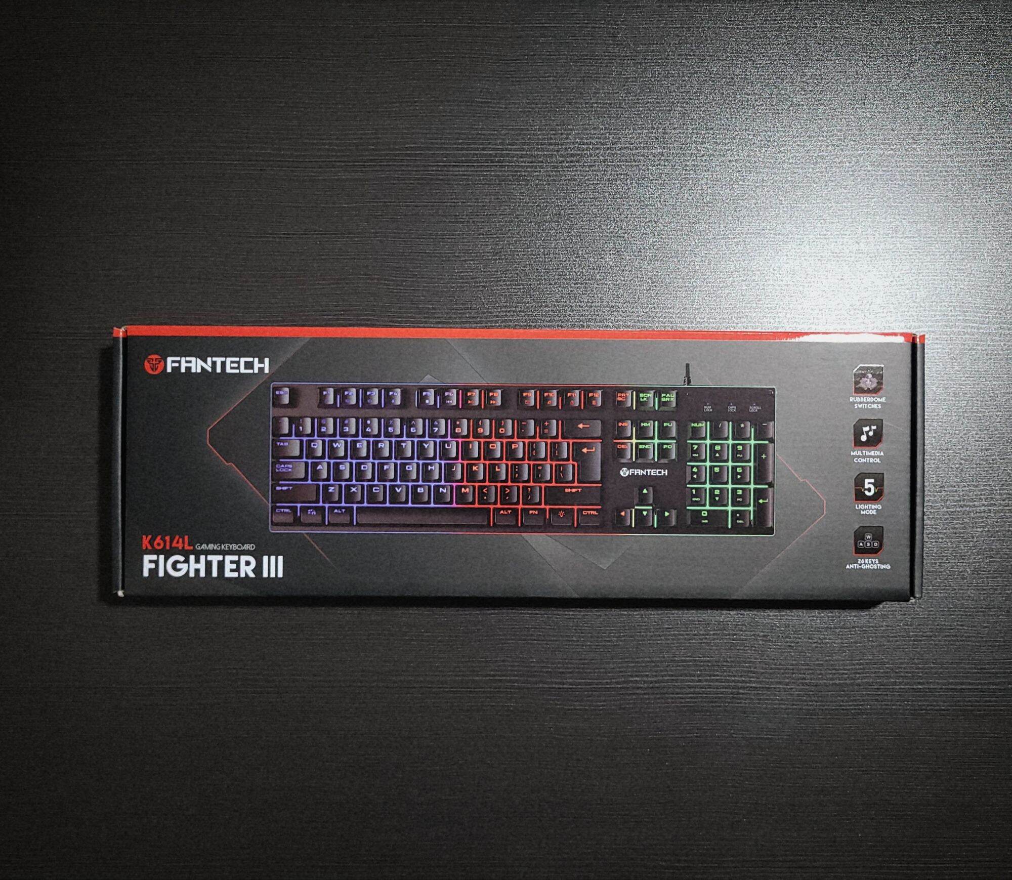 FANTECH K614L FIGHTER III FULL SIZE GAMING KEYBOARD RGB | Lazada PH