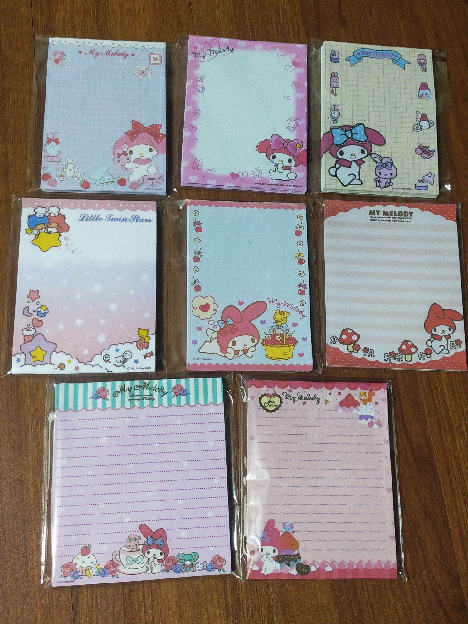 My Melody Little Twin Stars Cinamoroll Garfield Notepad bundle | Lazada PH