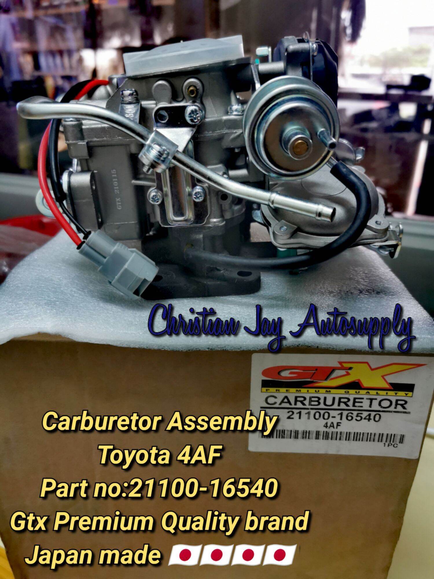 CARBURETOR ASSEMBLY TOYOTA 4AF 16valve ENGINE CODE: 21100-16540 "GTX ...