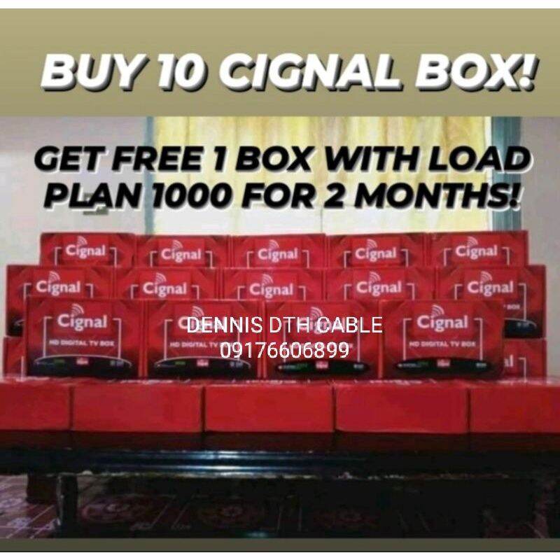 Cignal HD Prepaid Box and SET with FREE 2,000 LOAD (1,000 load for 2 ...