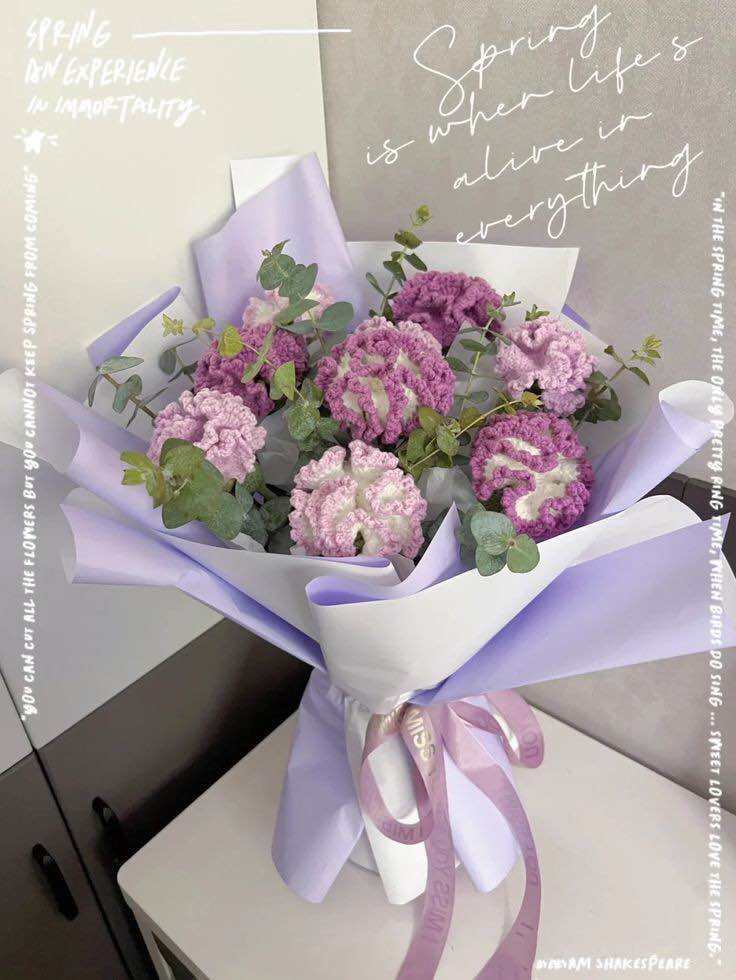 Carnation crochet flower | Lazada PH