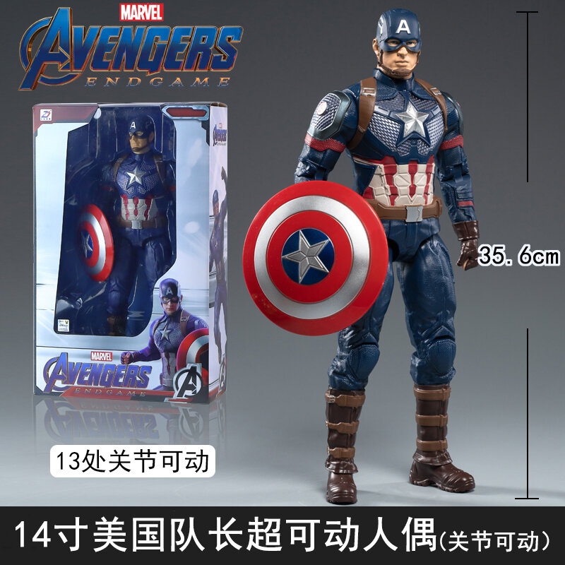Authentic Captain America Toy Garage Kit Marvel Avengers Movable Puppet ...