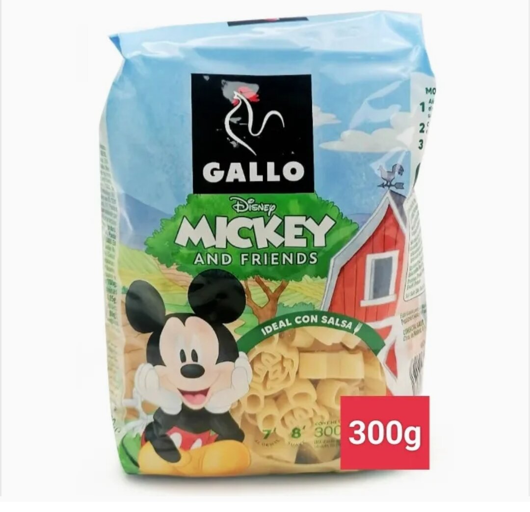 Gallo Disney Mickey Mickey Shape Pasta 300g | Lazada PH