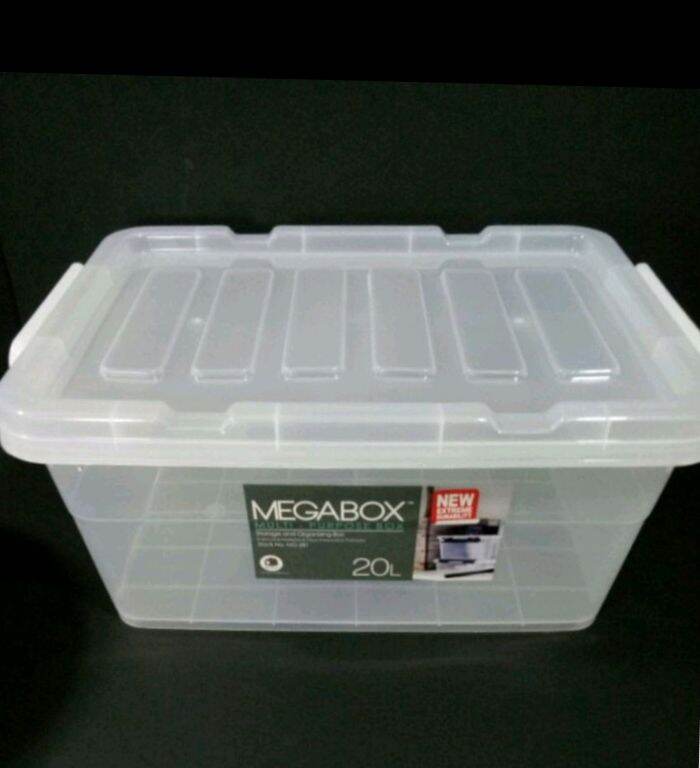 Megabox 20L stackable storage box (17x12x8 inches) | Lazada PH