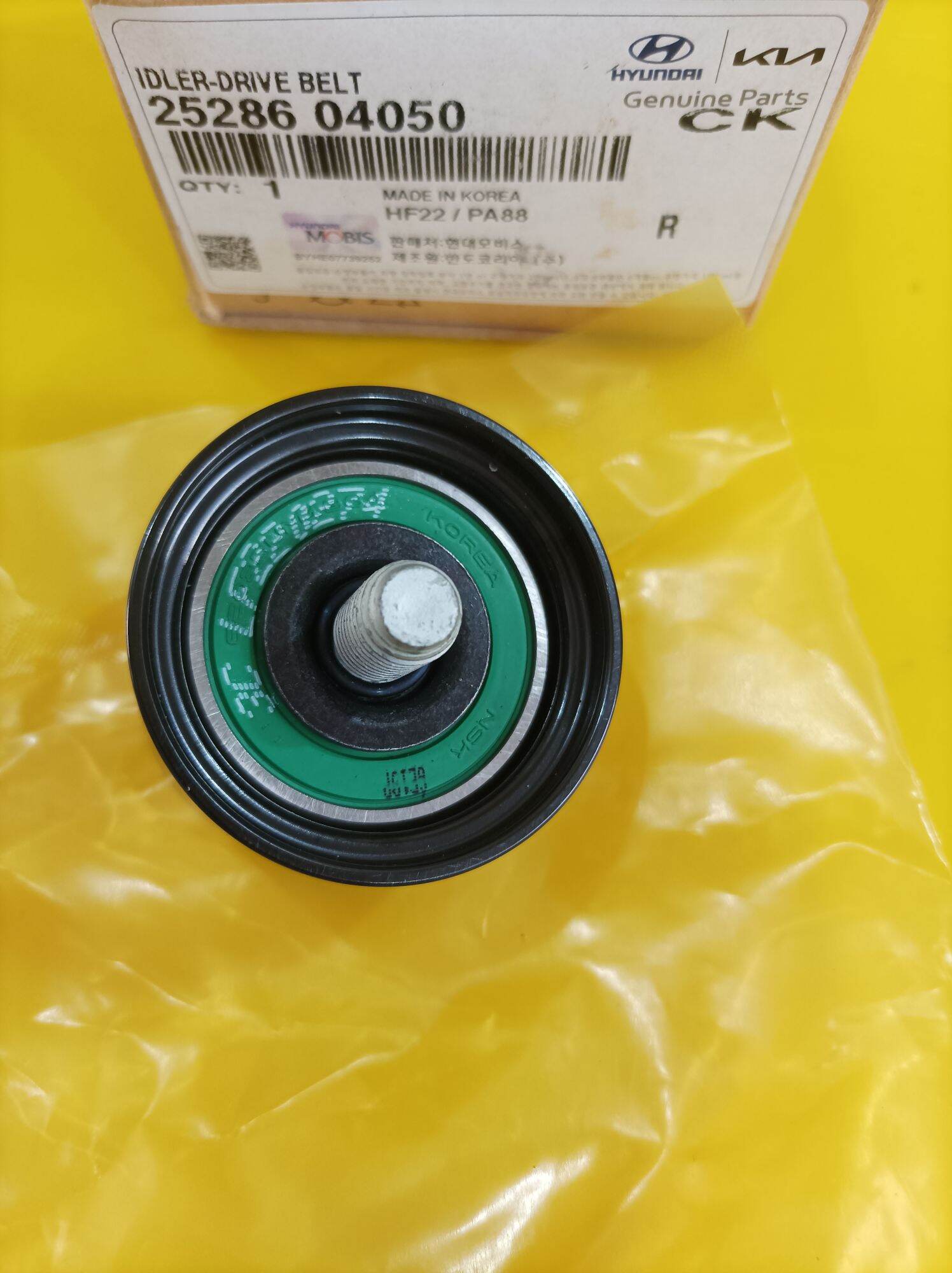 IDLER DRIVE BELT PULLEY GENUINE ORIGINAL FOR KIA PICANTO 1.0 ENGINE ...