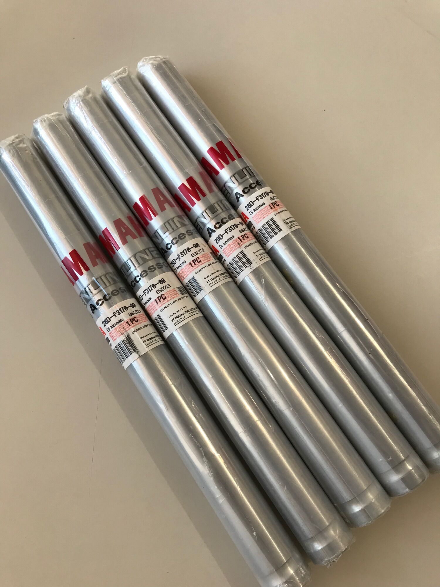 FRONT SHOCK INNER TUBE YAMAHA MIO SPORTY/SOULTY (per piece) GENUINE ...