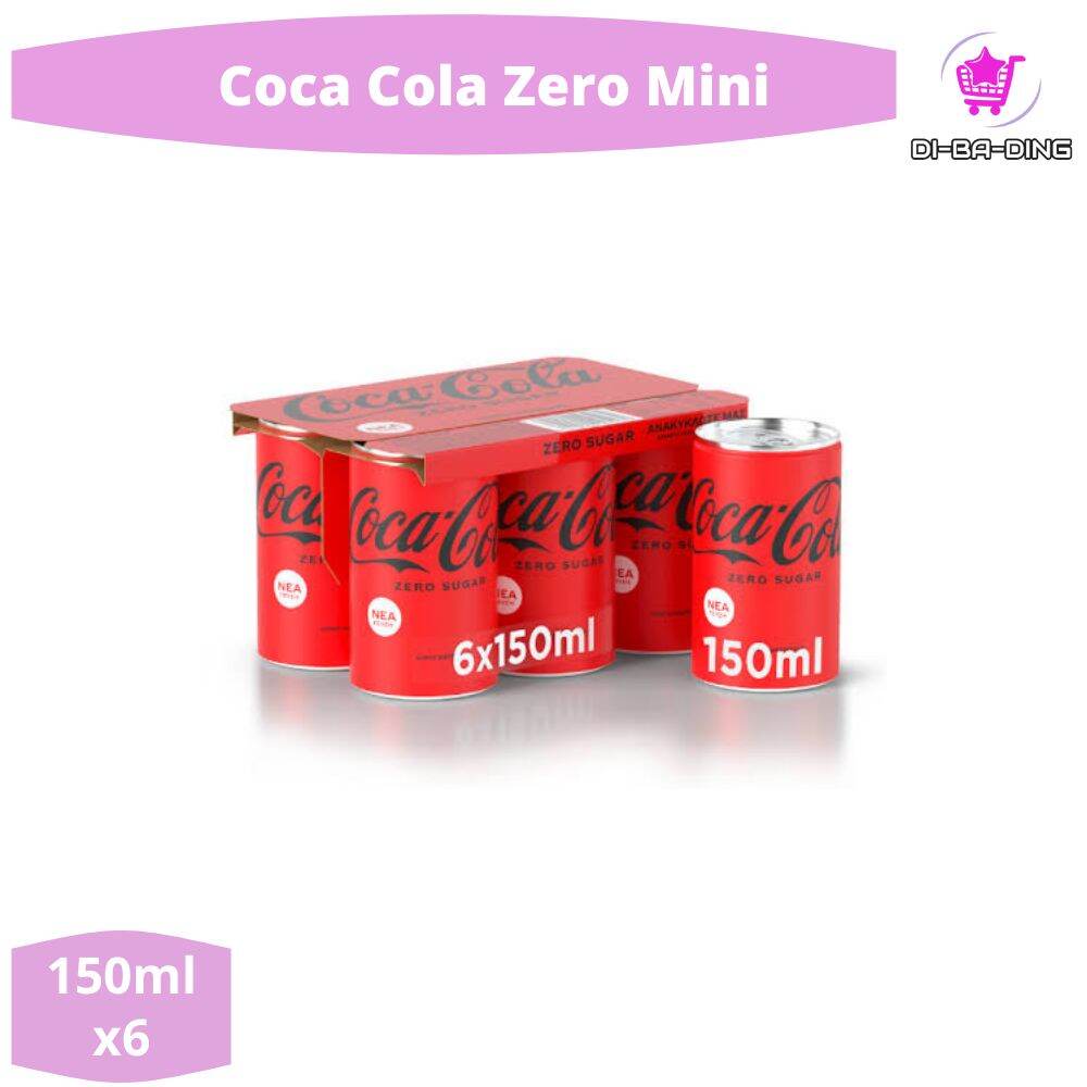 Coca Cola Zero Mini 150ml x6 | Lazada PH