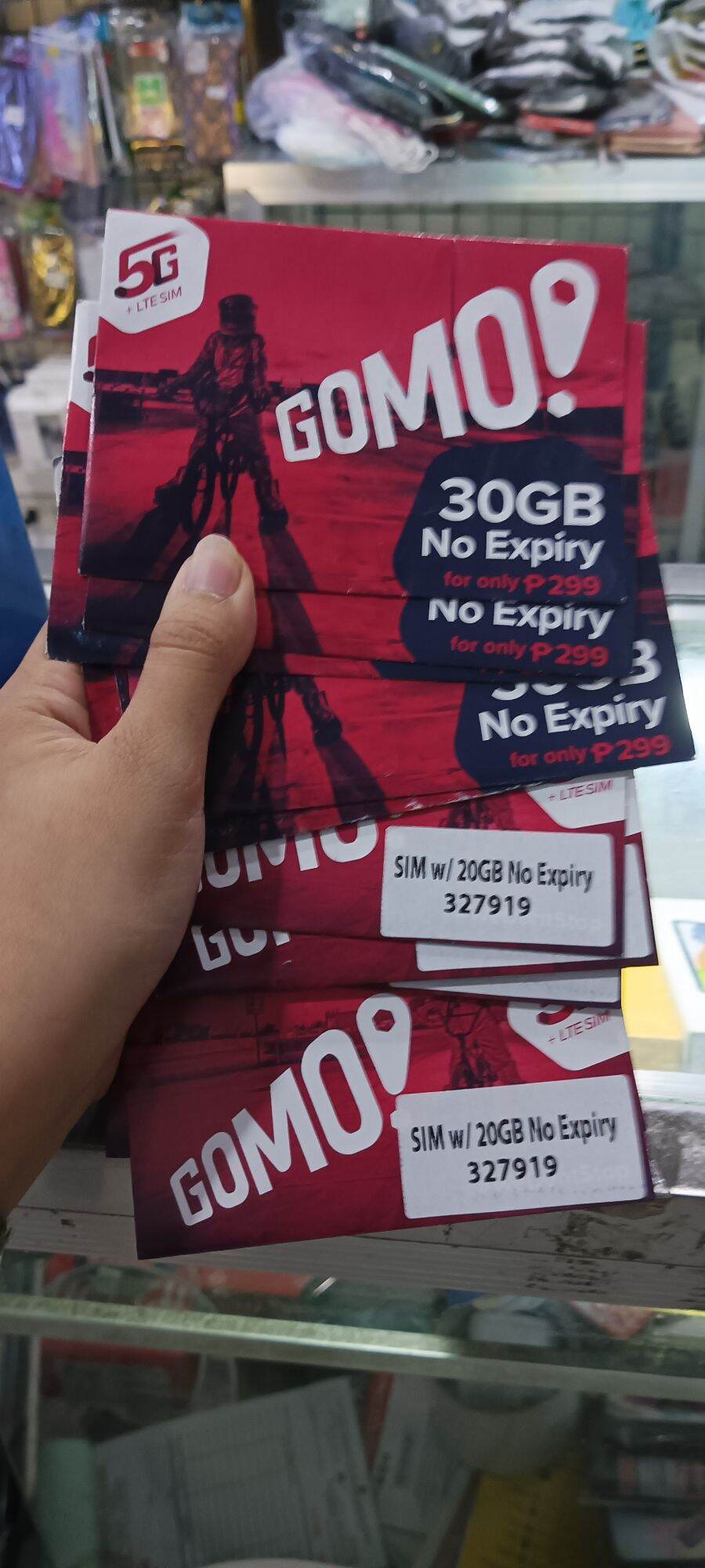 gomo sim 30gb and 20gb no xpiry | Lazada PH