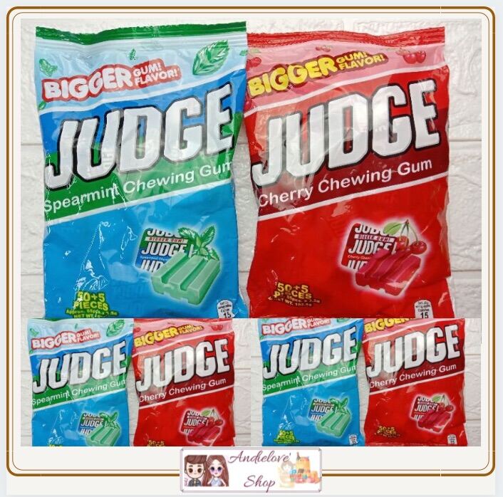 [FOOD] Judge Bubble Gum Mint or Cherry ( 55pcs Per pack) | Lazada PH